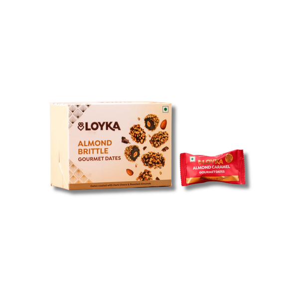 Loyka Almond Brittle Gourmet Dates Box – Giftveda